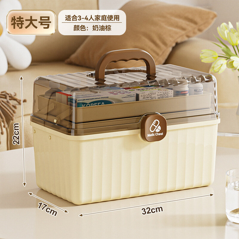 Медицинская коробка Secure 3-Compartment Medicine Case для