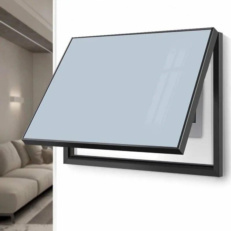 Крышка для электросчетчика 40x30 см, откидной механизм, скрытый декор