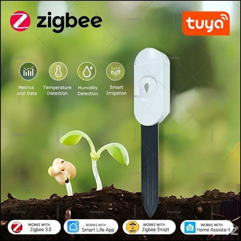 Датчик влажности грунта Tuya Zigbee бестселлер