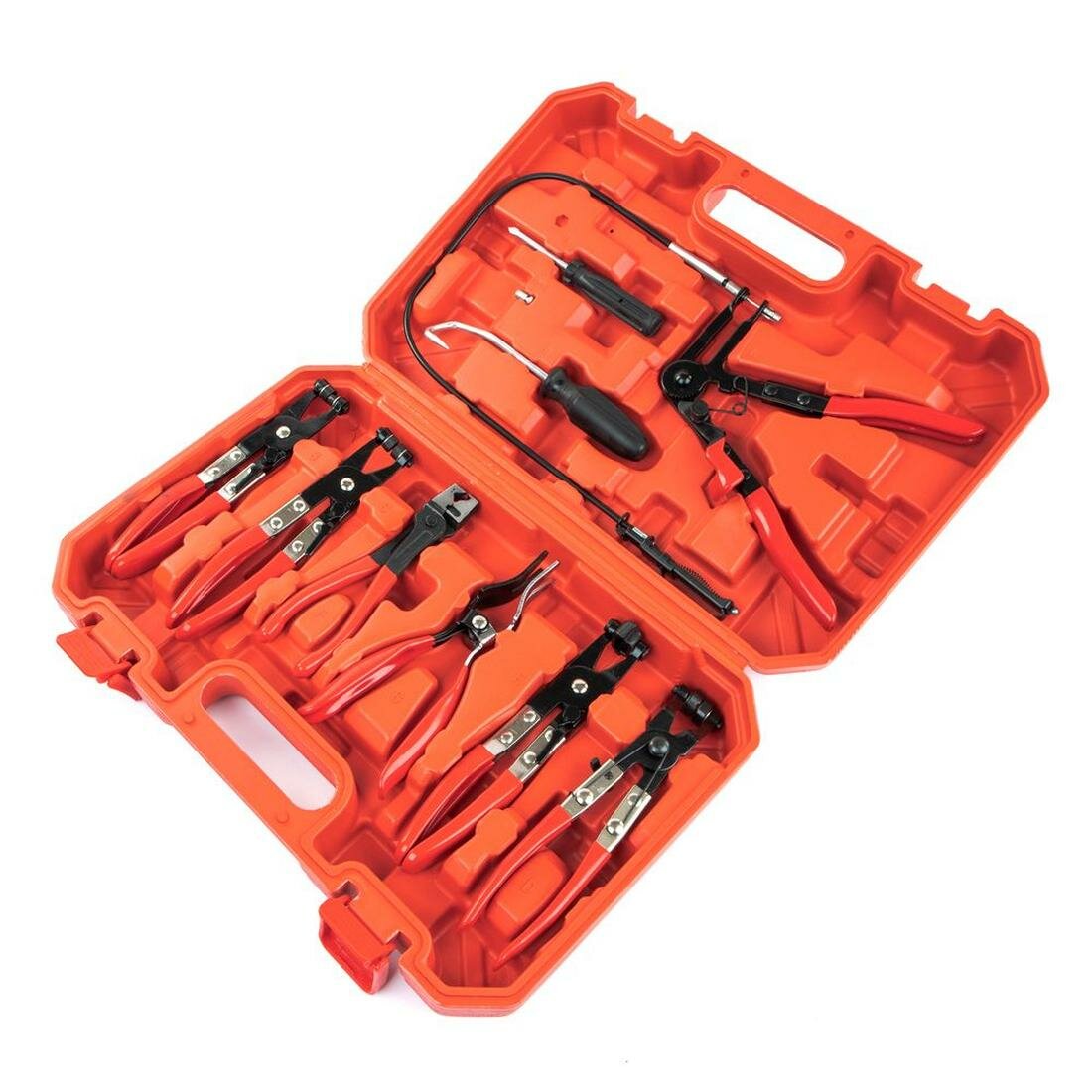 Набор клещей для работы с хомутами, 9пр. в кейсе ARNEZI 7703500