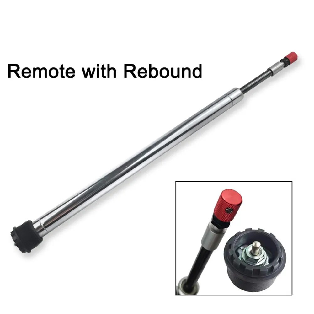 Велосипедная вилка 32 мм алюминиевая серебристого цвета Cable Control 32mm