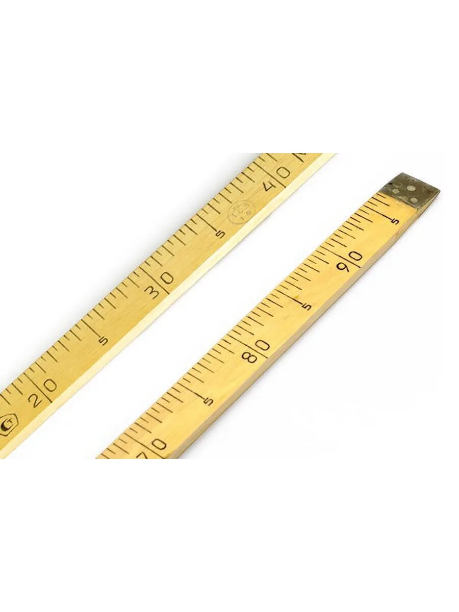 Линейка закройщика деревянная