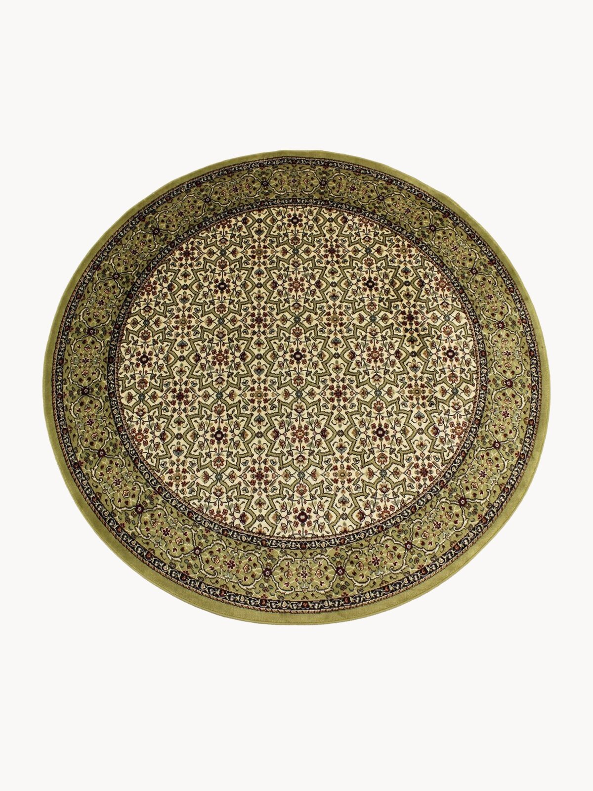 Бельгийский ковер из 100% вискозы для комнаты на пол 157x157 см круглый