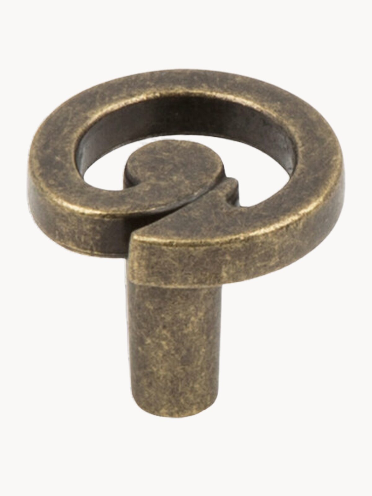 Комплект из 4 шт. ручка-кнопка Kerron, ЦАМ, цвет оксидированная бронза, RK-083 OAB