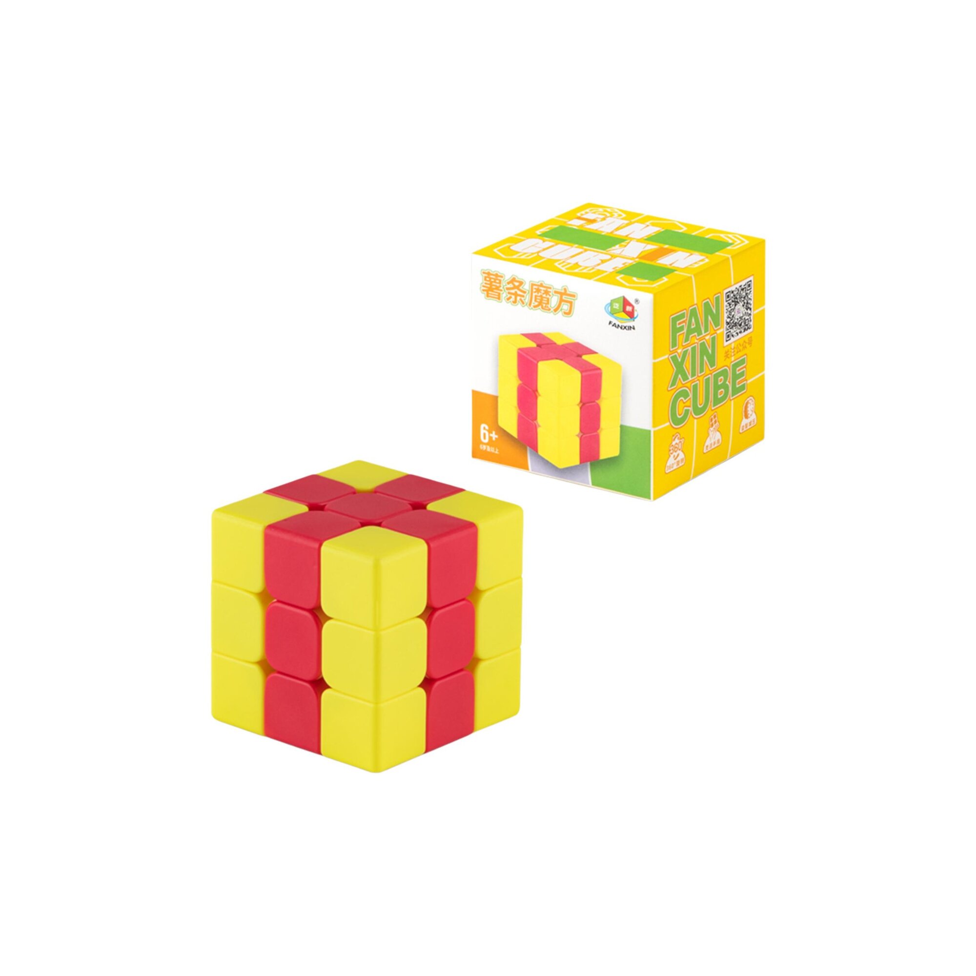 FANXIN CUBE Sandwich Картофель фри Convex And Concave Единорог Пазл Toy Кубики Рубика