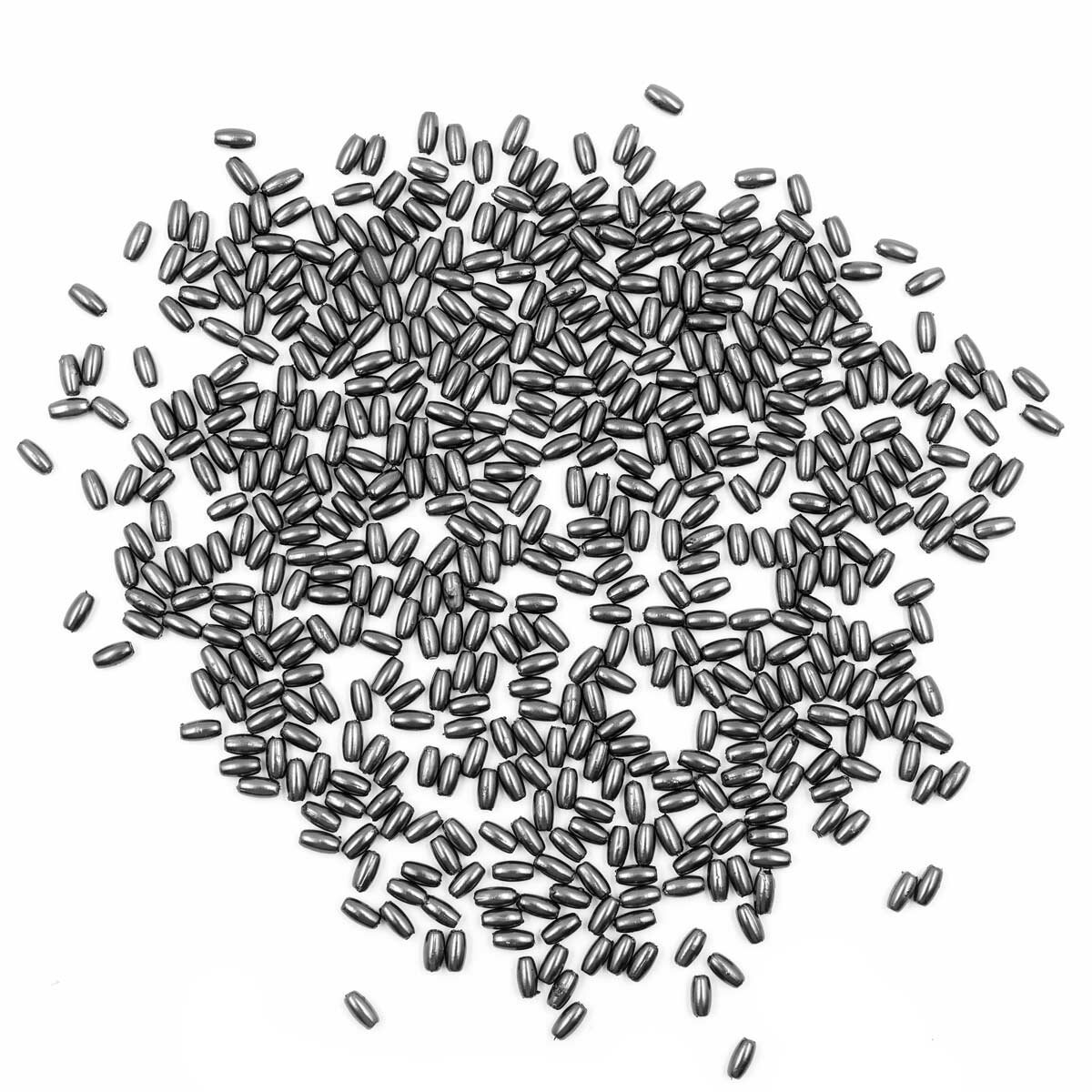 Бусины для рукоделия пластиковые 'жемчуг' 3*6 мм, 15г, Astra&Craft (J527 темно-серый) (4AR293/294)