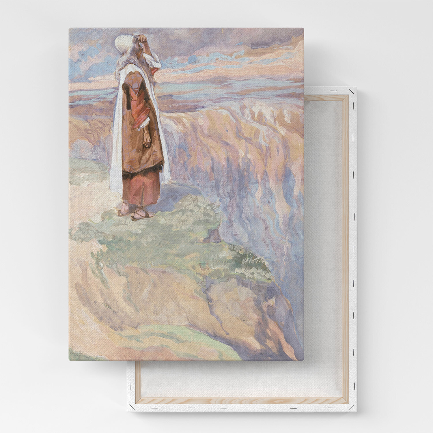 Картина на холсте, репродукция / Джеймс Тиссо - Moses Sees the Promised / Размер 30 x 40 см