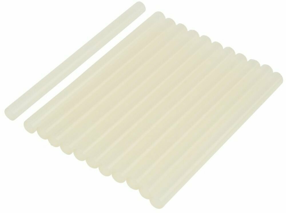 Стержень клеевой REXANT d7.4х100мм прозрачные светящиеся, 12шт. (09-1060)