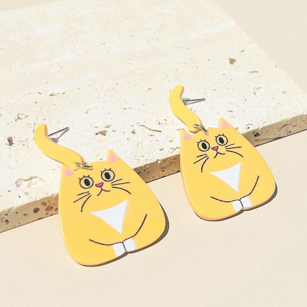 Серьги, акрил