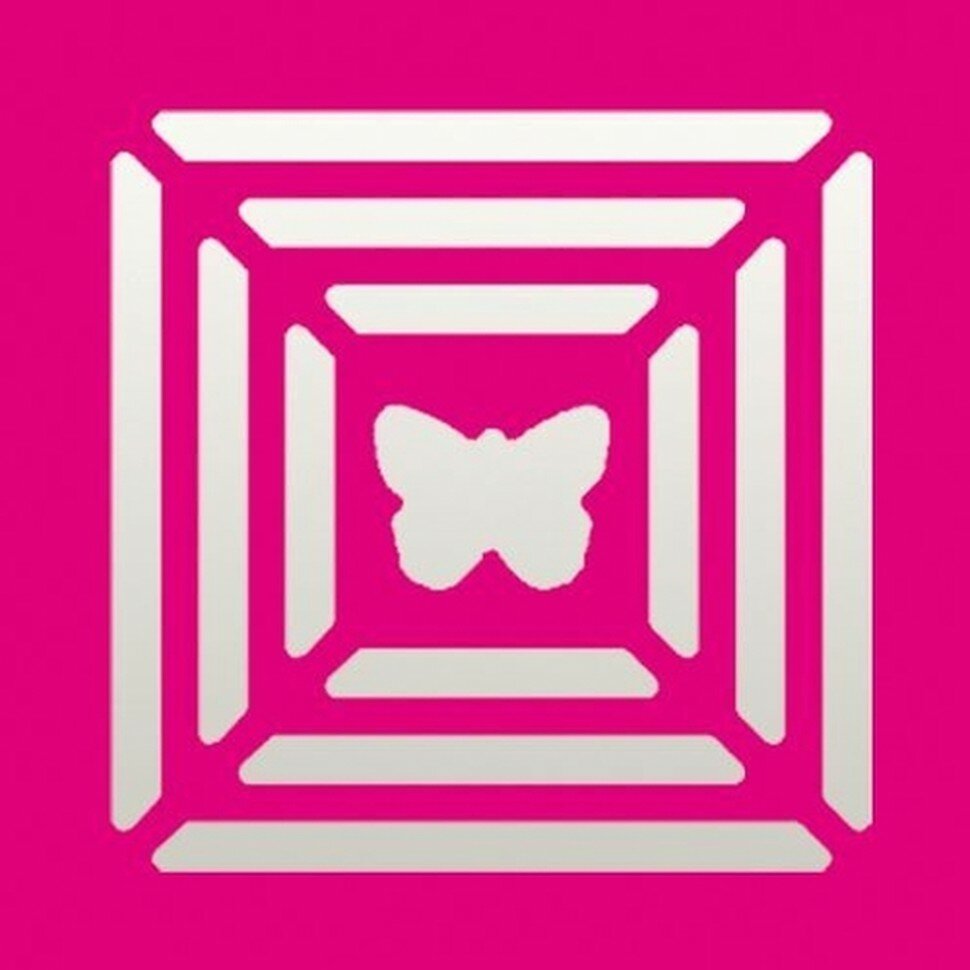 Efco 1774802 Дырокол фигурный "Рамки с мотивом бабочка", 22 x 22 мм