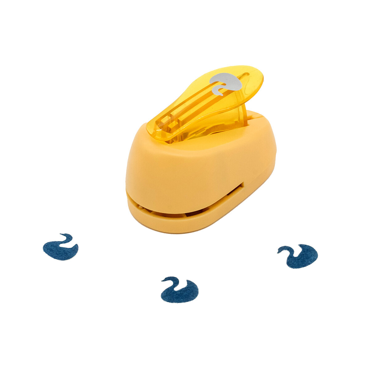 Дырокол фигурный для бумаги, вырубка 1,8 см, Astra&Craft (лебедь)