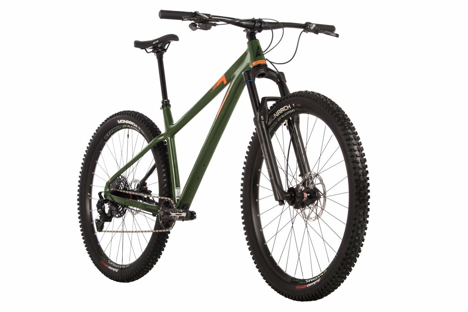 Велосипед STINGER 27.5" ZETA STD зеленый, алюминий, размер SM