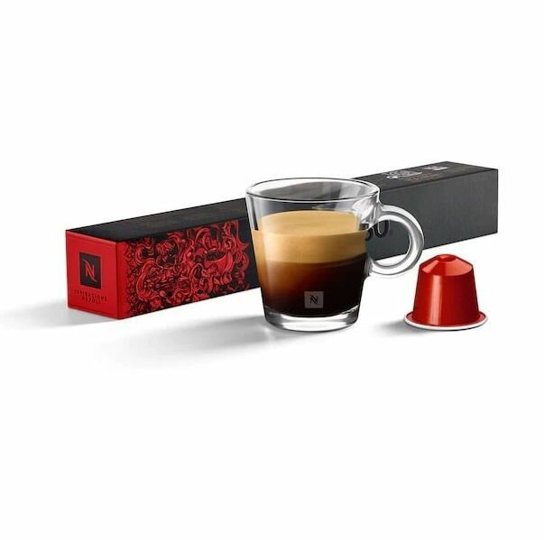 Кофе Оригинальные капсулы Nespresso Ispirazione Napoli для кофемашины Nespresso Original 10 капсул 1 упаковка