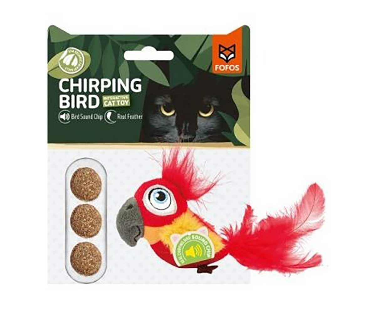 Игрушка Fofos попугай со звуковым чипом 18*9*6см dcf18656