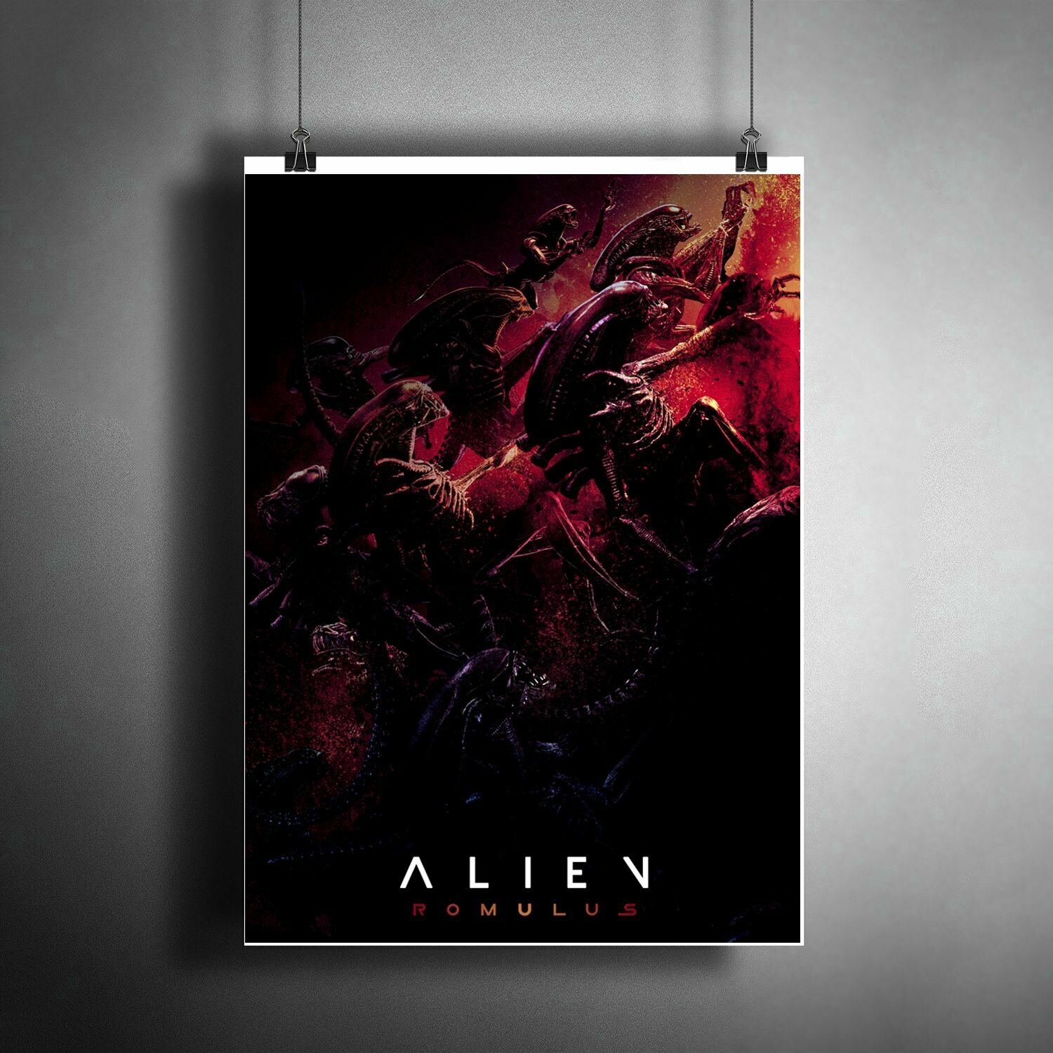 Постер плакат для интерьера "Чужой: Ромул. Alien: Romulus" / Декор дома, офиса, комнаты, квартиры, детской A3 (297 x 420 мм)