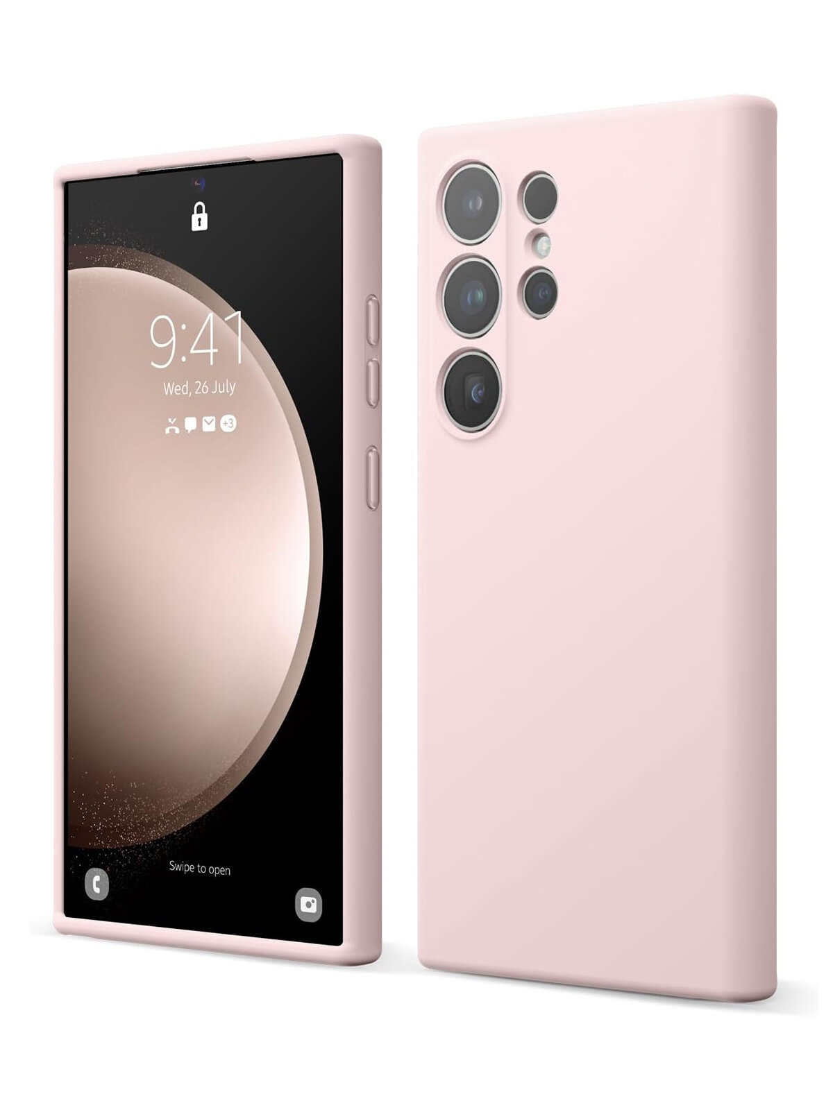 Elago для Galaxy S24 Ultra чехол Soft silicone (Liquid) Lovely Pink
