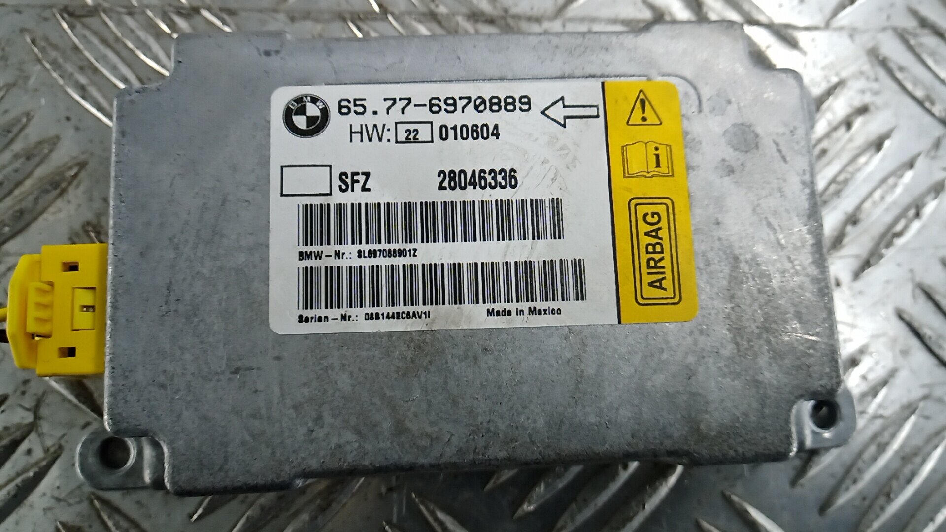 Блок управления airbag BMW 7 E65, Номер 65776970889