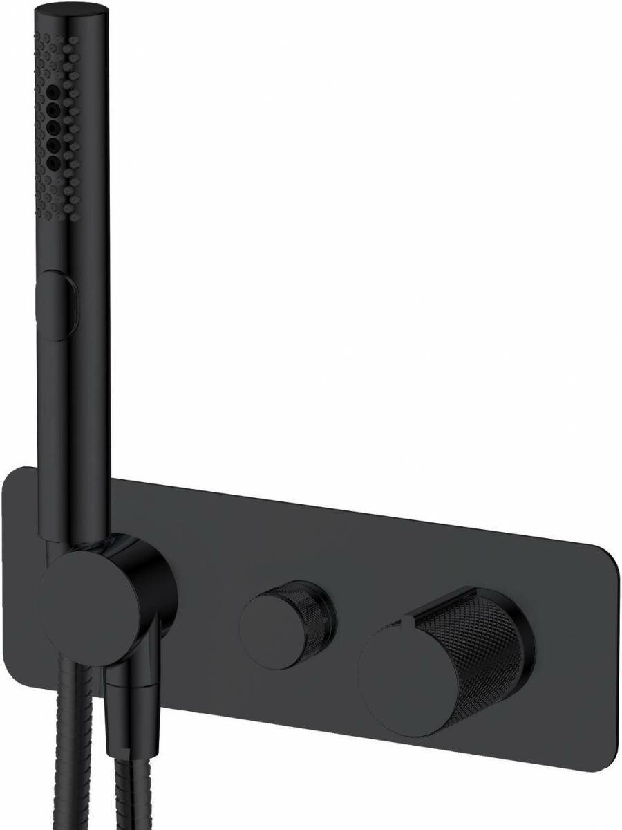 Смеситель для ванны Allen Brau Liberty 5.33009-31 (с внутренней частью) черный матовый