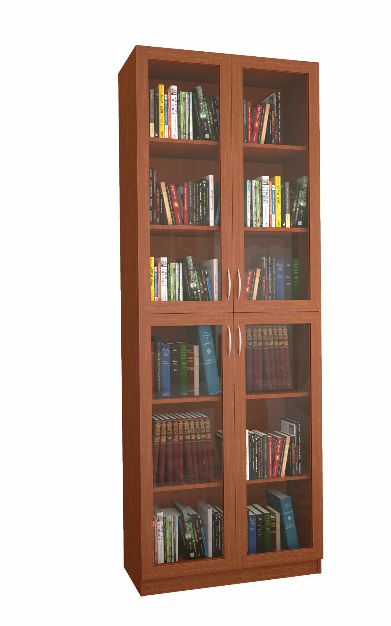 Книжный шкаф "Библиограф 2.2" 80х200х40, орех мария луиза