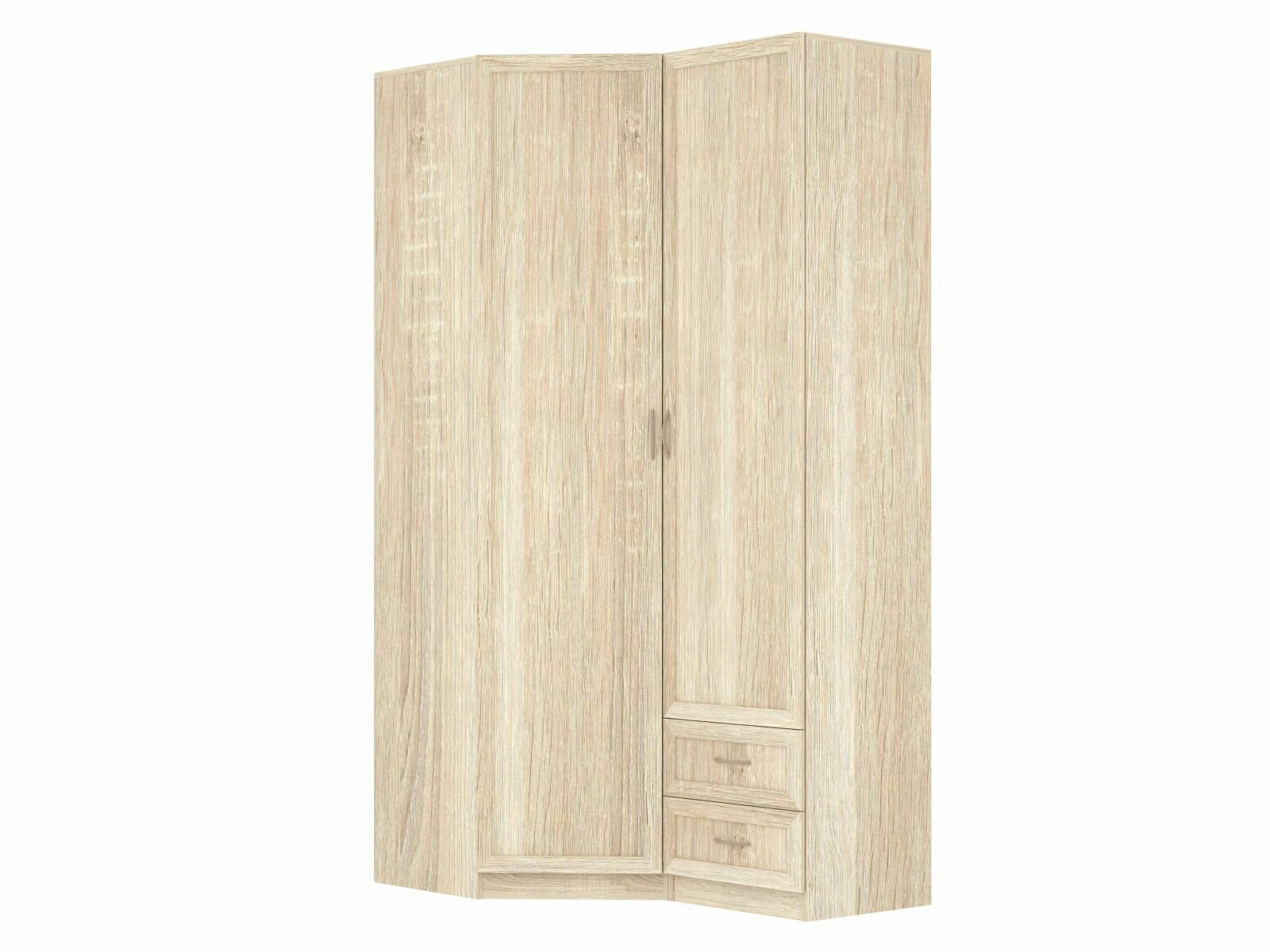 Шкаф угловой для одежды "Наполеон 8.4" 80/120х220х45, дуб сонома