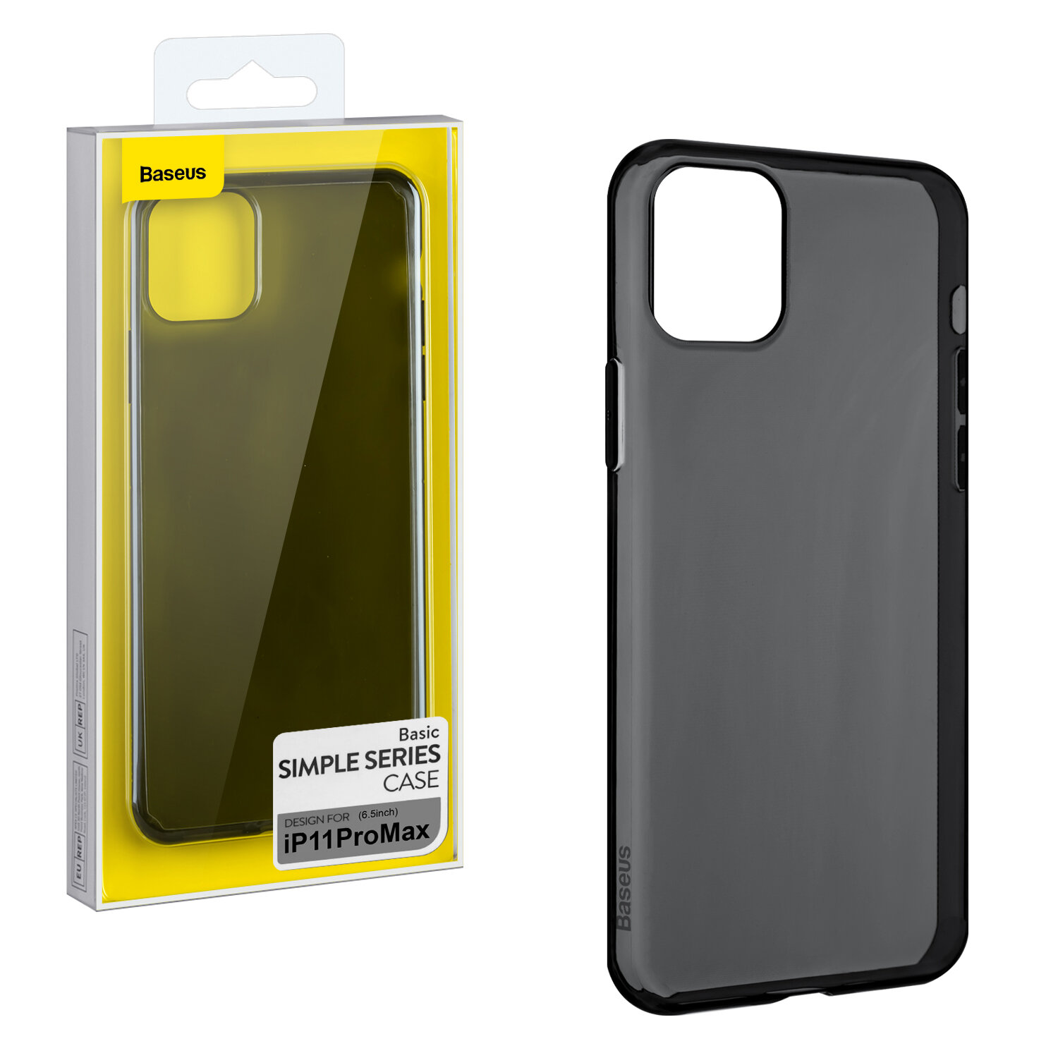 Чехол на айфон 11 Pro Max черный Baseus