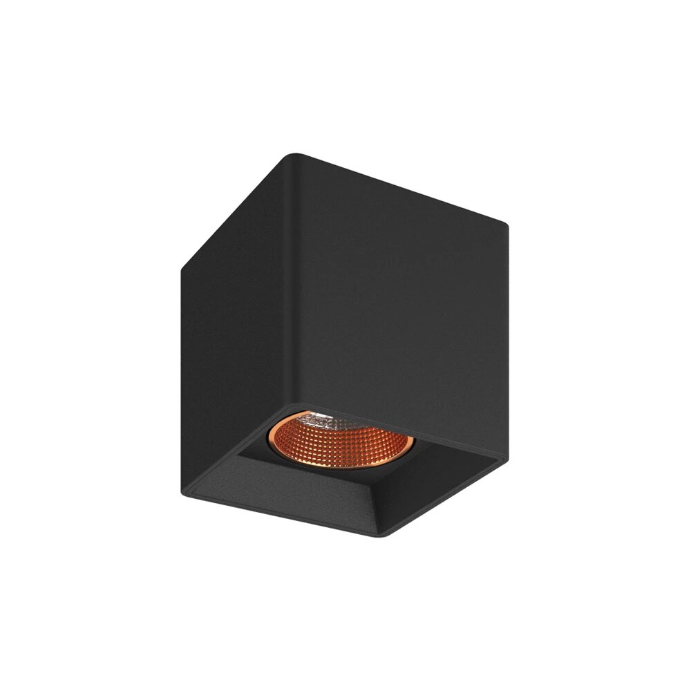DK3080-BBR Светильник накладной IP 20 10 Вт GU53 LED черныйбронзовый пластик