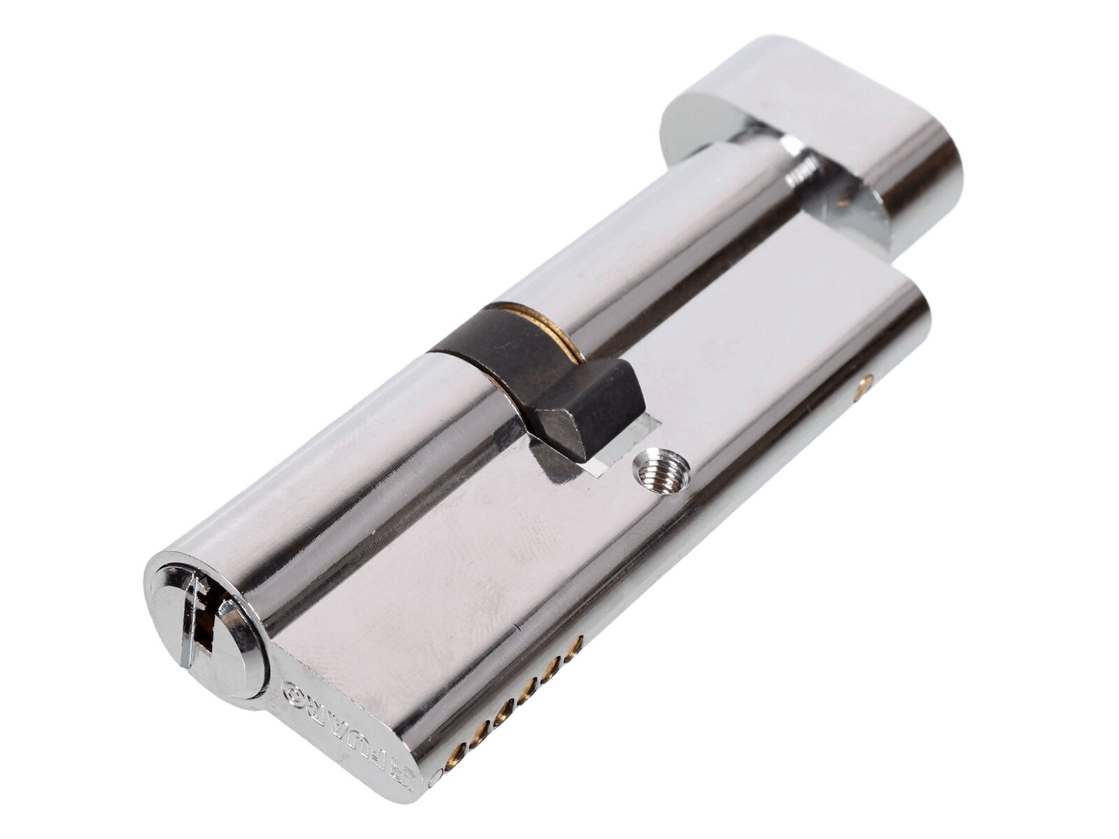 Личинка замка FUARO с вертушкой R602/80 mm-BL 35+10+35 CP хром 5 ключей