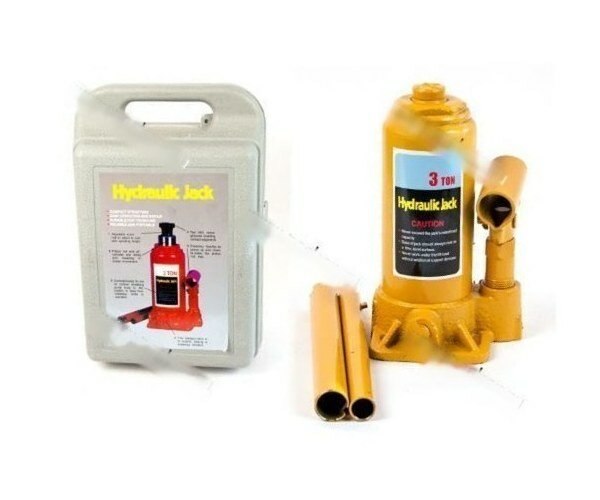 Домкрат гидравлический 3т бутылочный в кейсе 180-340мм