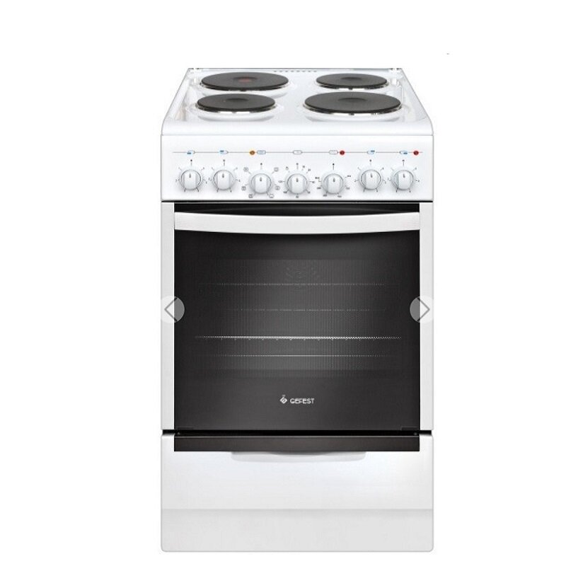 Электрическая плита GEFEST 5140-02, 4 конфорки, ящик для посуды