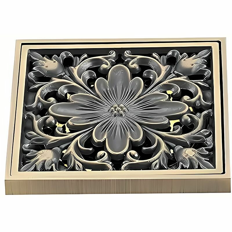 Трап для душа с решеткой Бронза GAPPO 81003-4