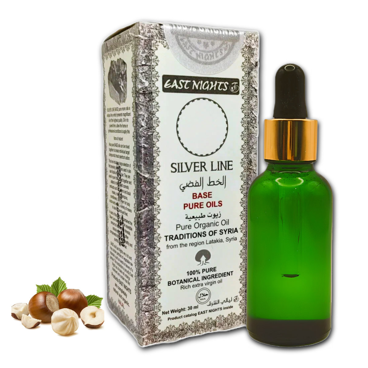Масло East Nights "Фундук Ливанский" для лица и вокруг глаз 30 мл