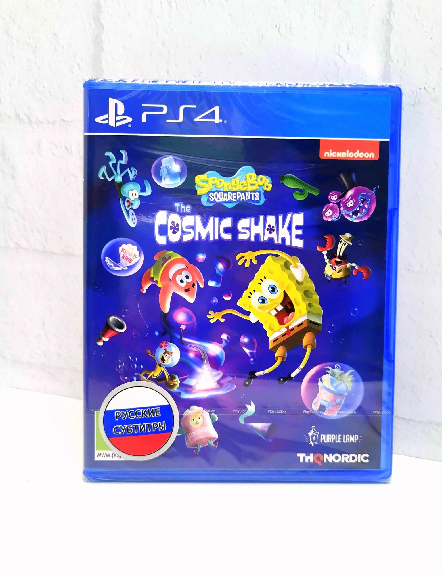 SpongeBob SquarePants The Cosmic Shake Русские субтитры CUSA 30582 Видеоигра на диске PS4 / PS5