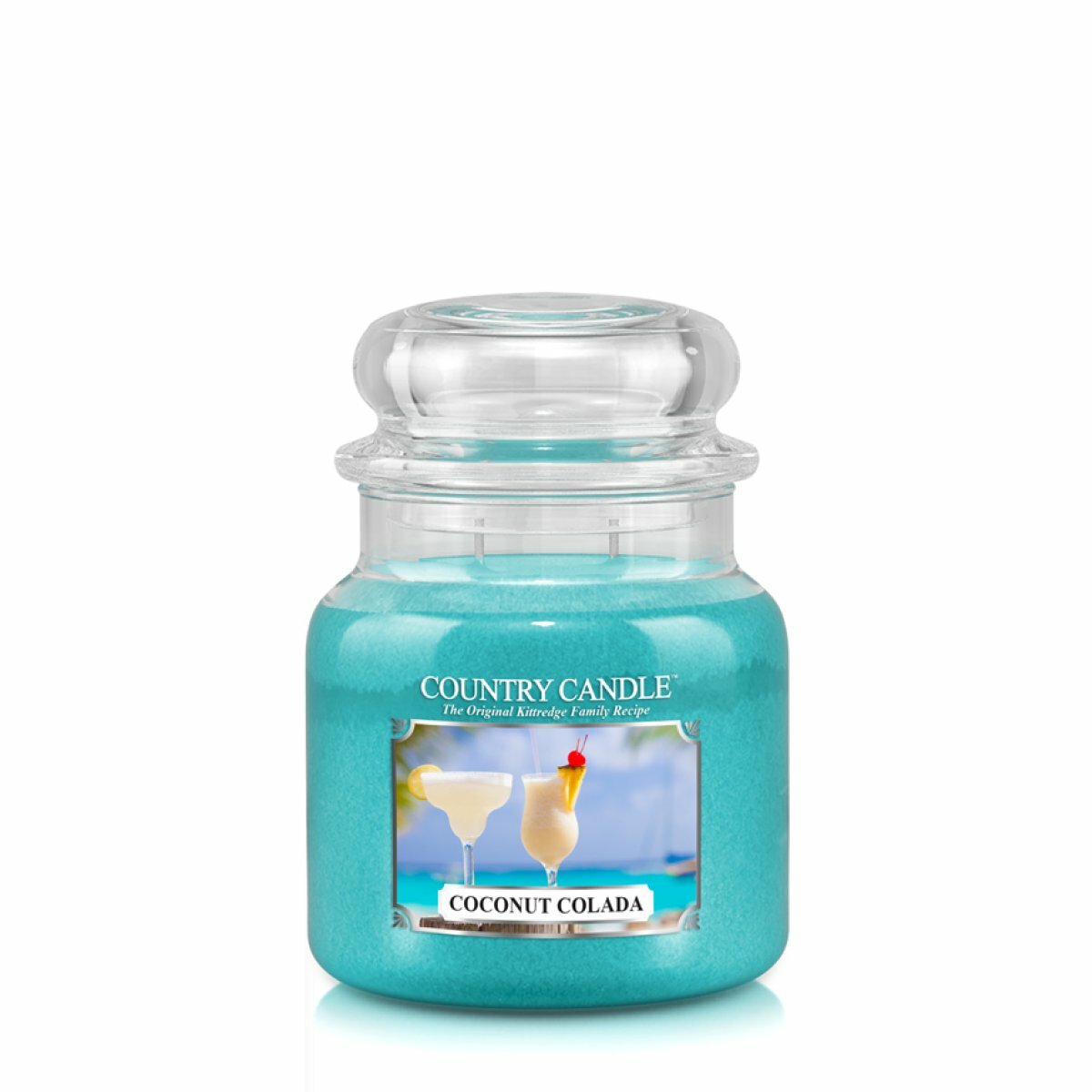Country Candle/ Свеча средняя Кокосовая Пина-Колада / Coconut Colada 453гр. 65-90 часов