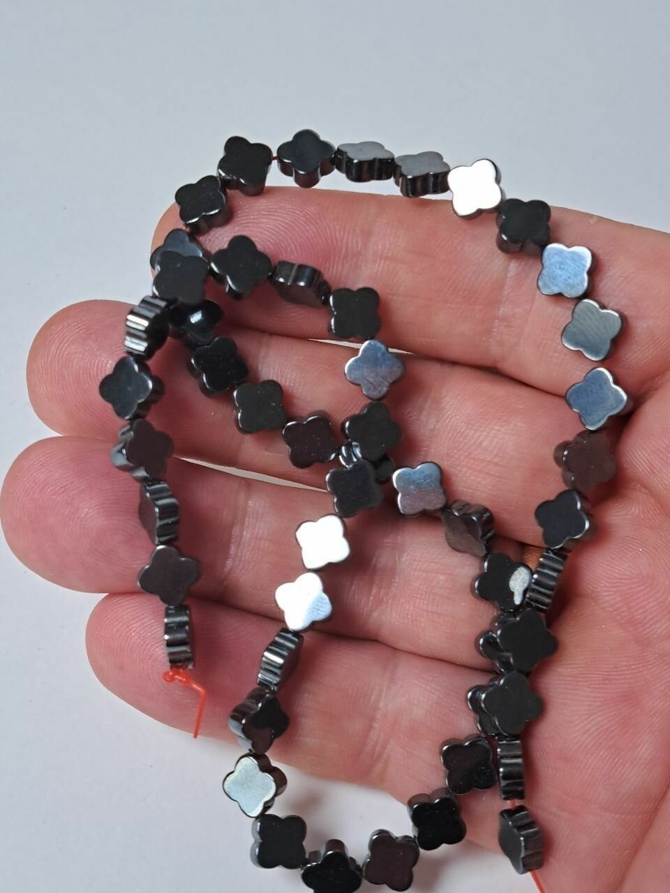 Бусины гематит, натуральный камень, для рукоделия, для творчества, для браслетов, для украшений