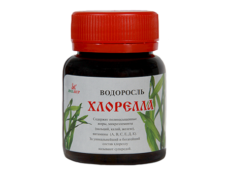 Водоросль Хлорелла 220 таблеток 55гр