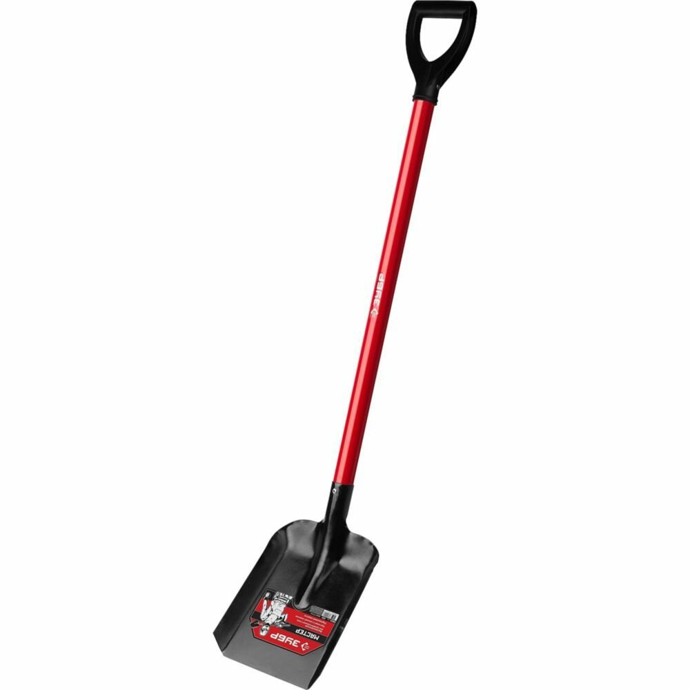 Лопата совковая мастер ЛСП, стальной черенок, с рукояткой, ЗУБР 39524