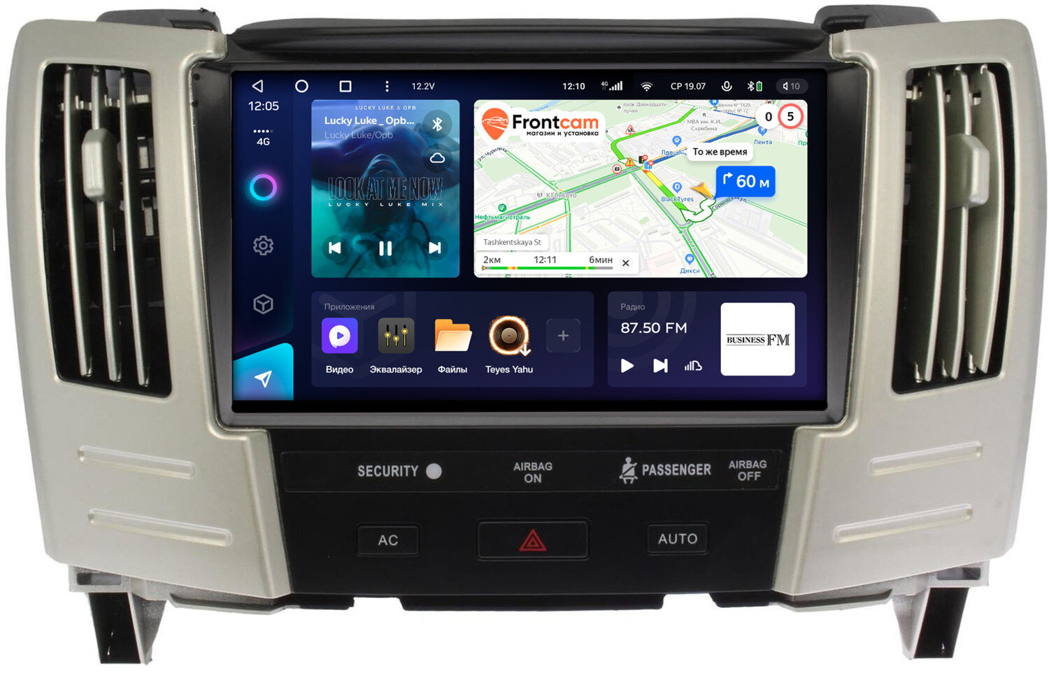 Штатная магнитола Lexus RX 300, RX 330, RX 350, RX 400h 2003-2009 Teyes CC3 6/128 9" RM-9583 Android 10 (4G-SIM, DSP, QLed)