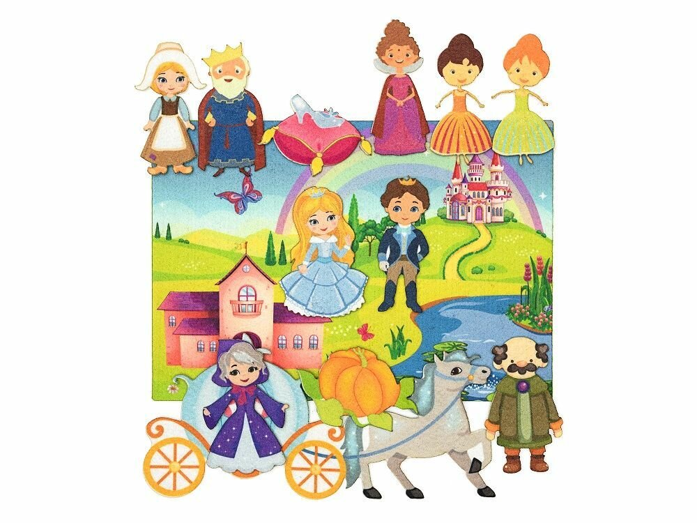 Развивающая игра. Золушка (фетр)