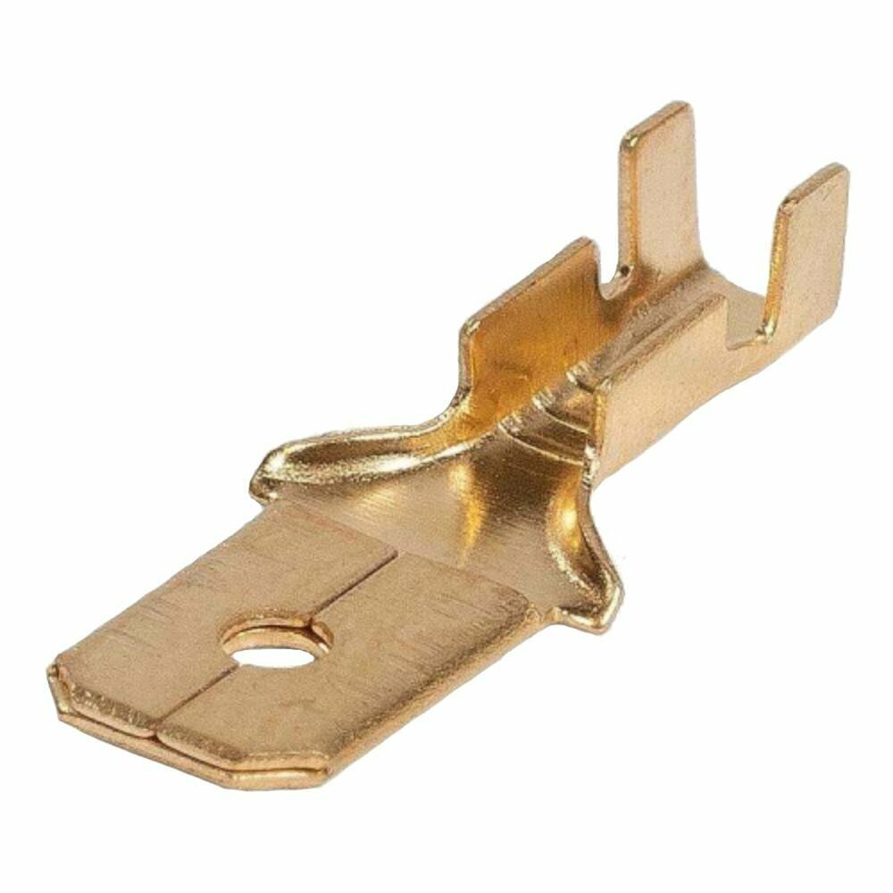 Клемма плоская Rexant, штекер 6.3 мм, 1-1.5 мм² (РП-п 1.5-(6.3) {08-0913} (1 шт)