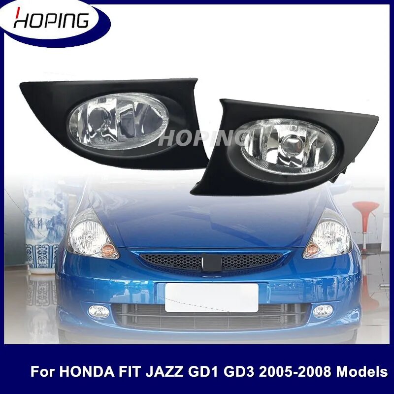 Противотумансветильник ры на левый/правый бампер для HONDA FIT JAZZ GD1 GD3 2005 2006 2007 2008 Left and Right