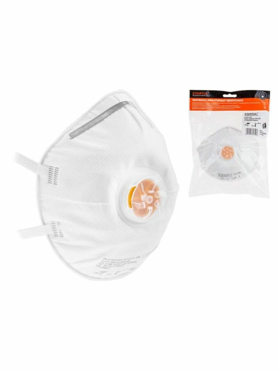 STARTUL Респиратор формованный с клапаном FFP2 NR ST7311-09