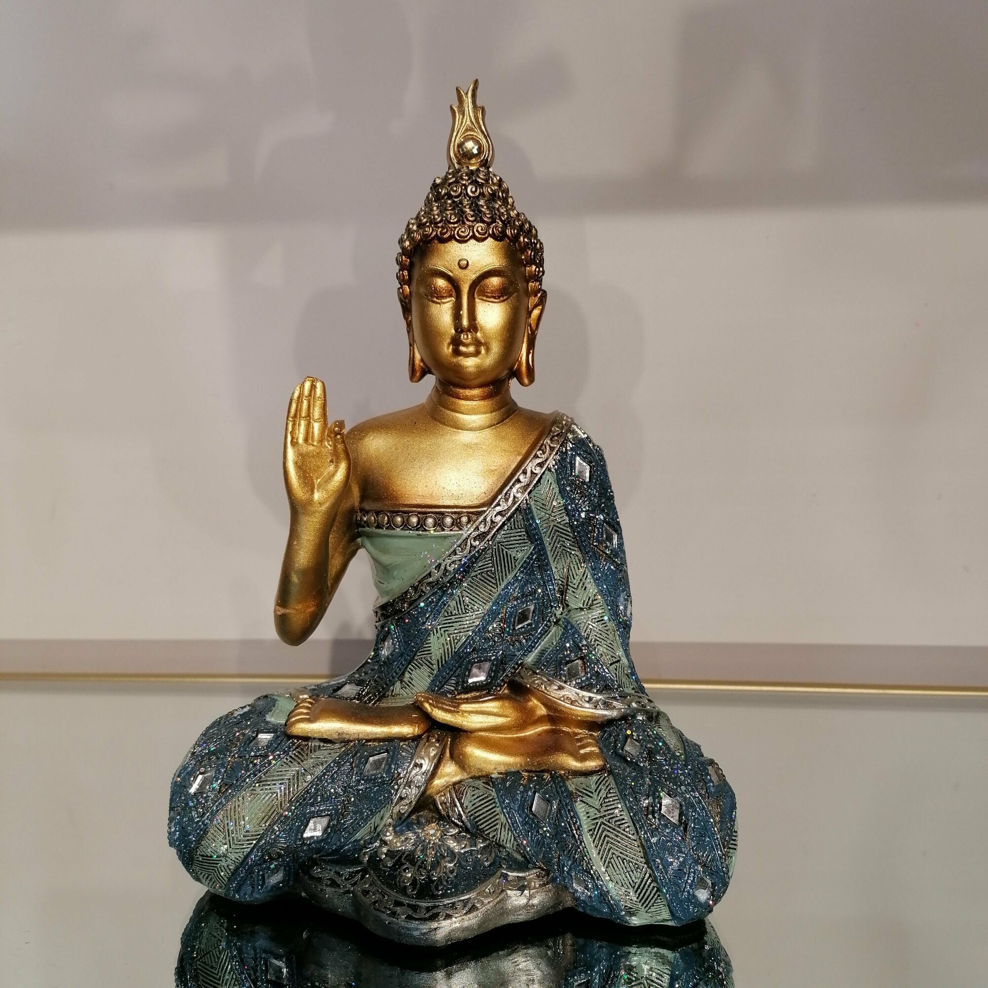 Декоративная статуэтка "Будда" (полистоун) 25 см