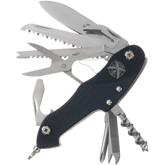 Нож перочинный Stinger , 96 мм, 15 функций, материал рукояти, алюминий черный, в блистере FK-KG5011L7B