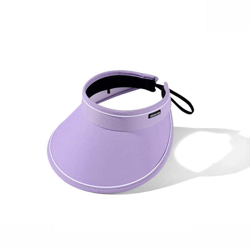 Шляпа, женская, фиолетовая, XMZ107, от солнца, с большими полями