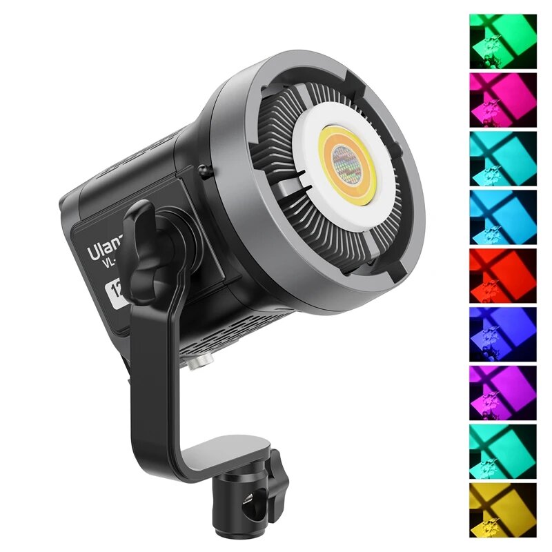 Ulanzi VL-120C RGB двухцветный 120W V-образный видеосвет заполняющий Bowens Mount COB свет с дистанционным управлением через приложение