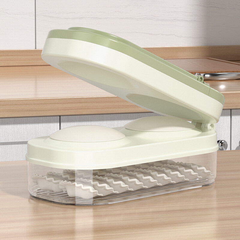 Новый инструмент для приготовления пельменей, тестораскатка, пресс для теста, домашний инструмент для раскатки теста, пресс-форма, коробка для хранения пельменей