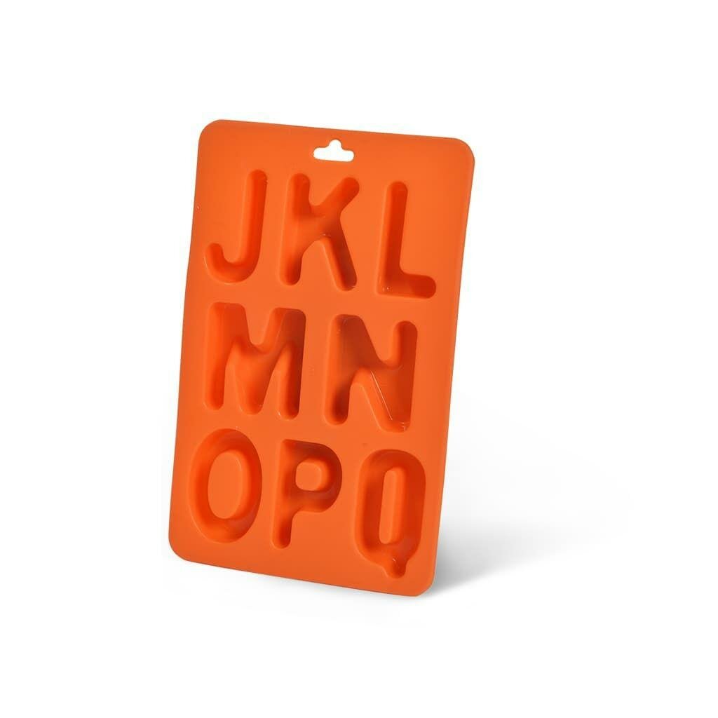 Форма для льда Fissman, буквы английского алфавита от J до Q, силикон (7219)
