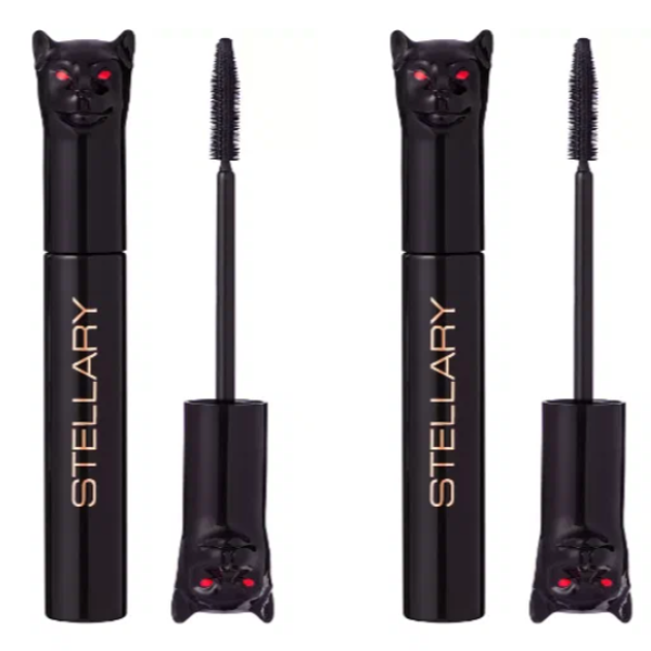 Тушь для объема ресниц Stellary Panther, тон 01 Black, 10 мл, 2 шт