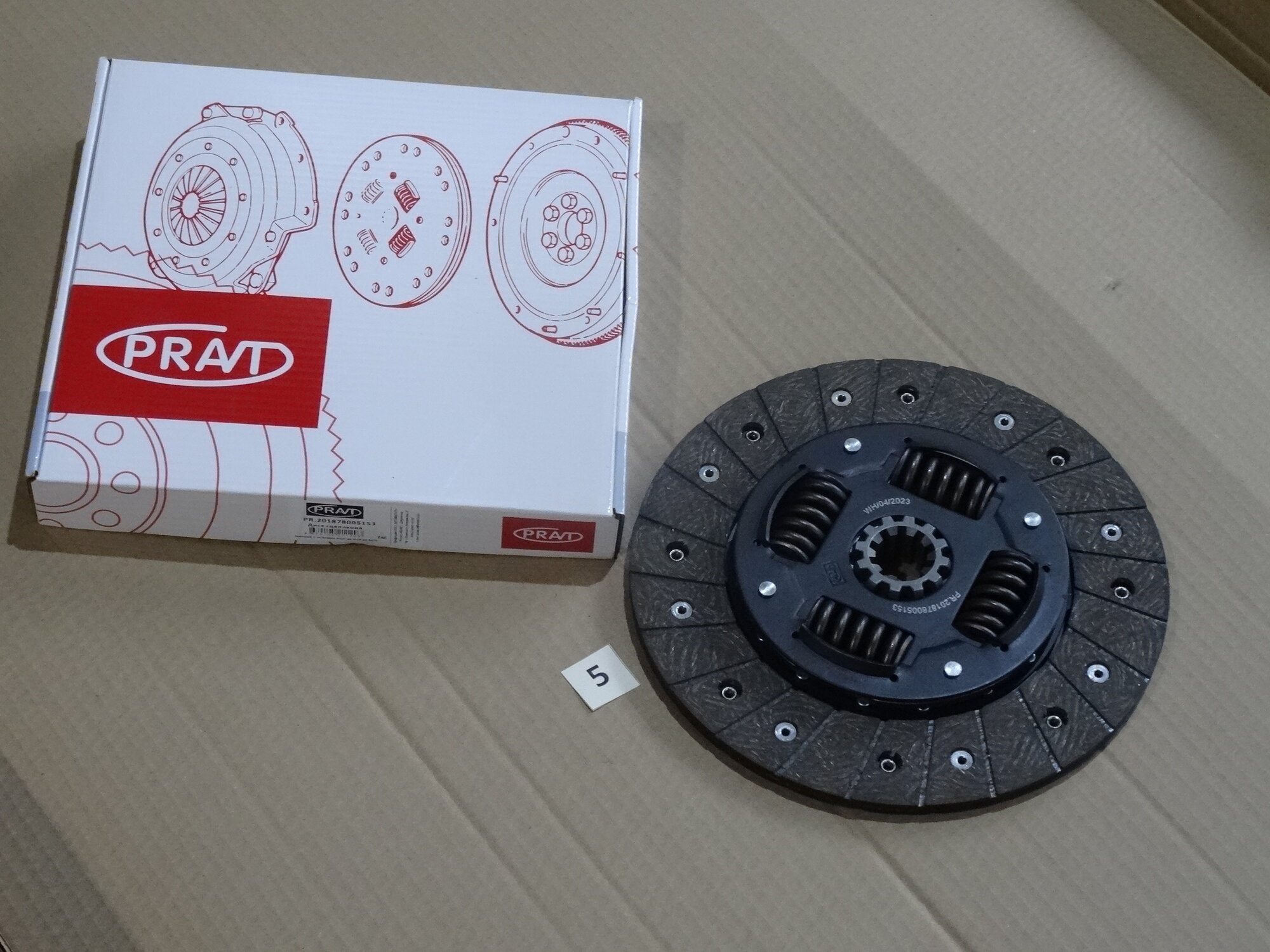 201878005153 PRAVT - Диск сцепления ГАЗ-3302, ГАЗель-Next дв. УМЗ ЕВРО-3, 4