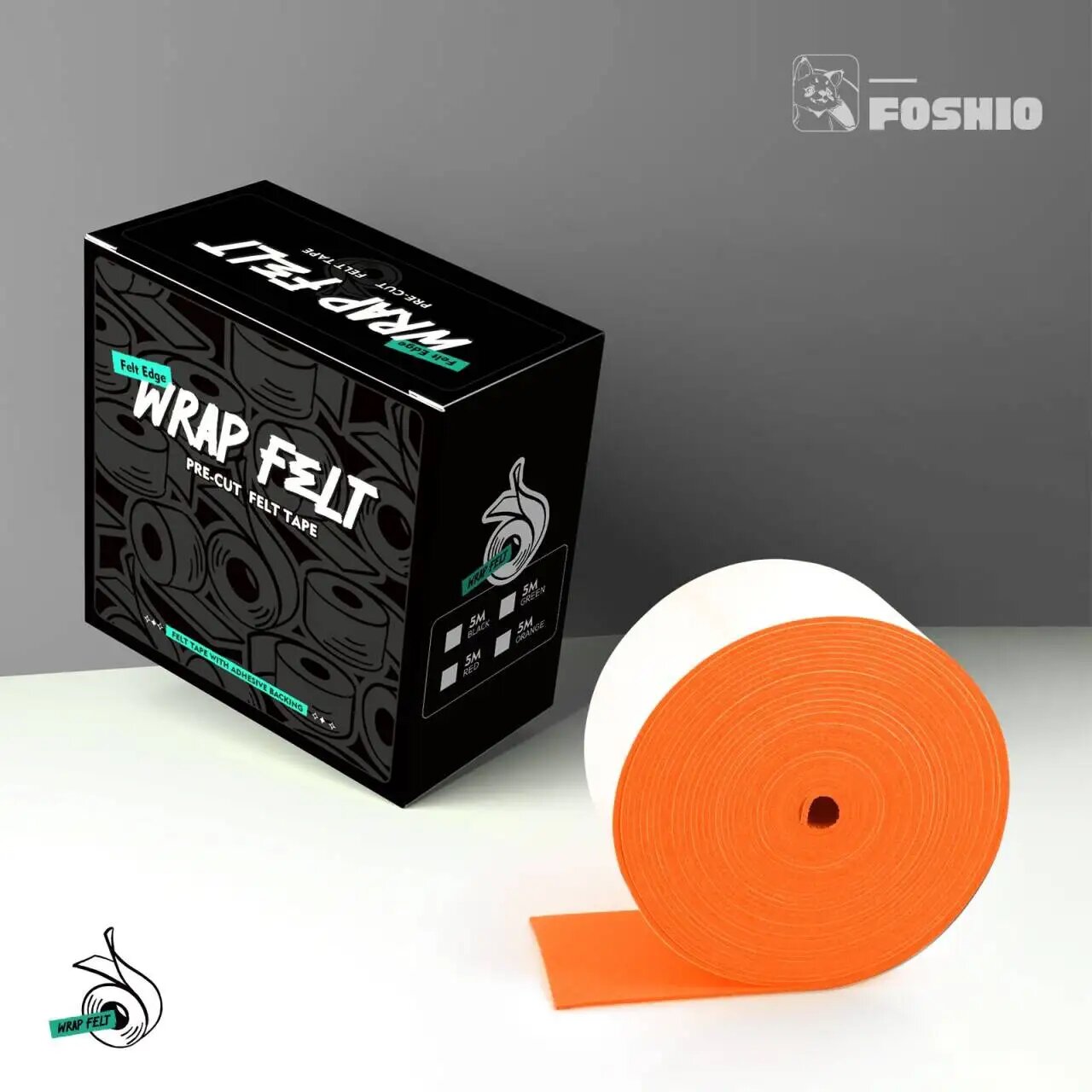 EHDIS Мягкая ткань из фетра для упаковки, скребок, край, виниловая пленка из углеродного 5M orange